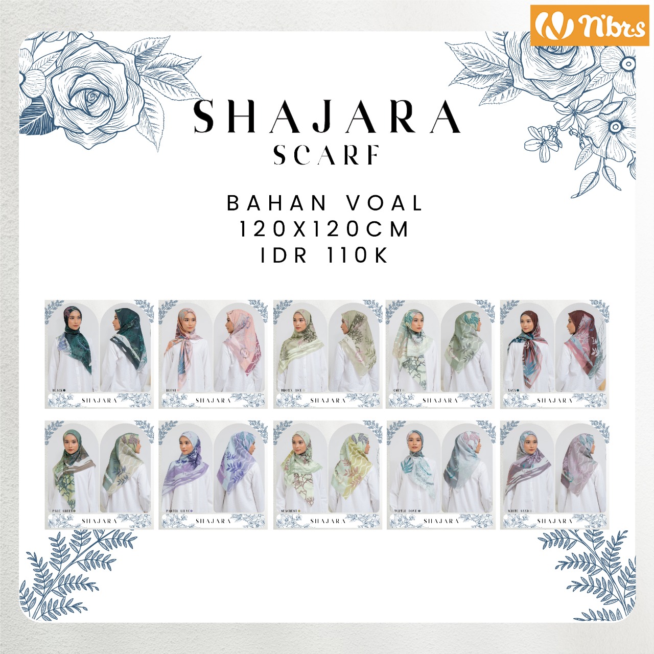 SHAJARA SCARF - Produk - NIBRAS | Pusat Belanja Online Terbaik