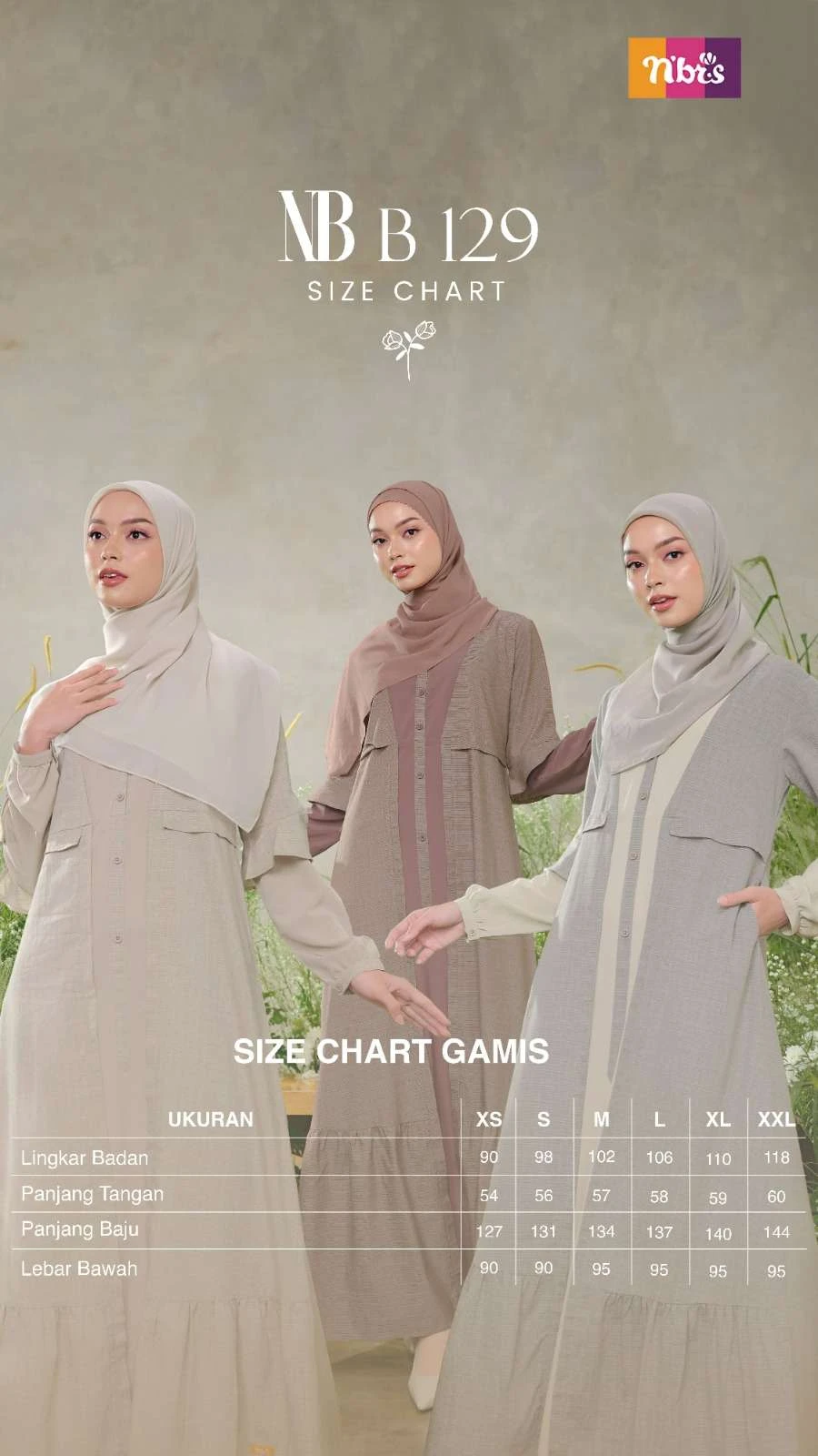 NB B129 - Produk - NIBRAS | Pusat Belanja Online Terbaik