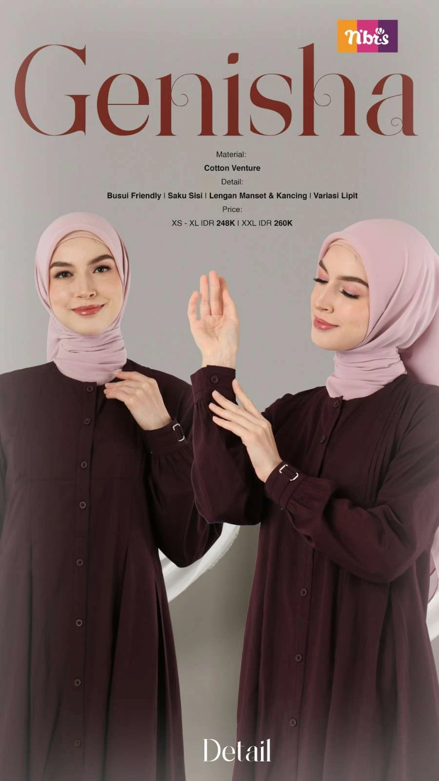 GENISHA - Produk - NIBRAS | Pusat Belanja Online Terbaik