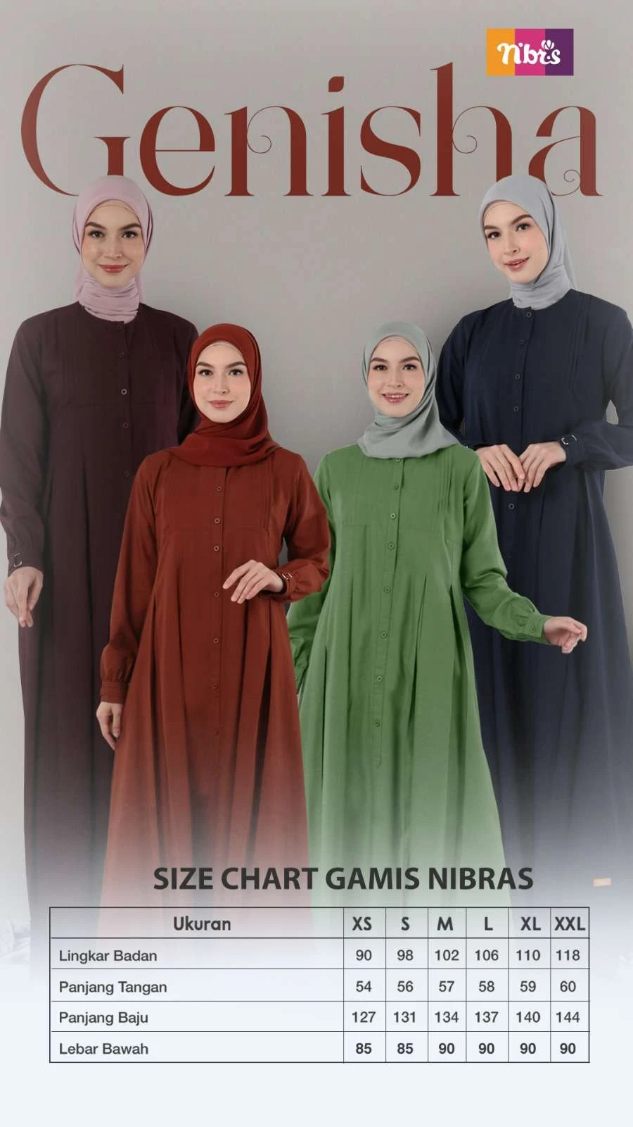 GENISHA - Produk - NIBRAS | Pusat Belanja Online Terbaik