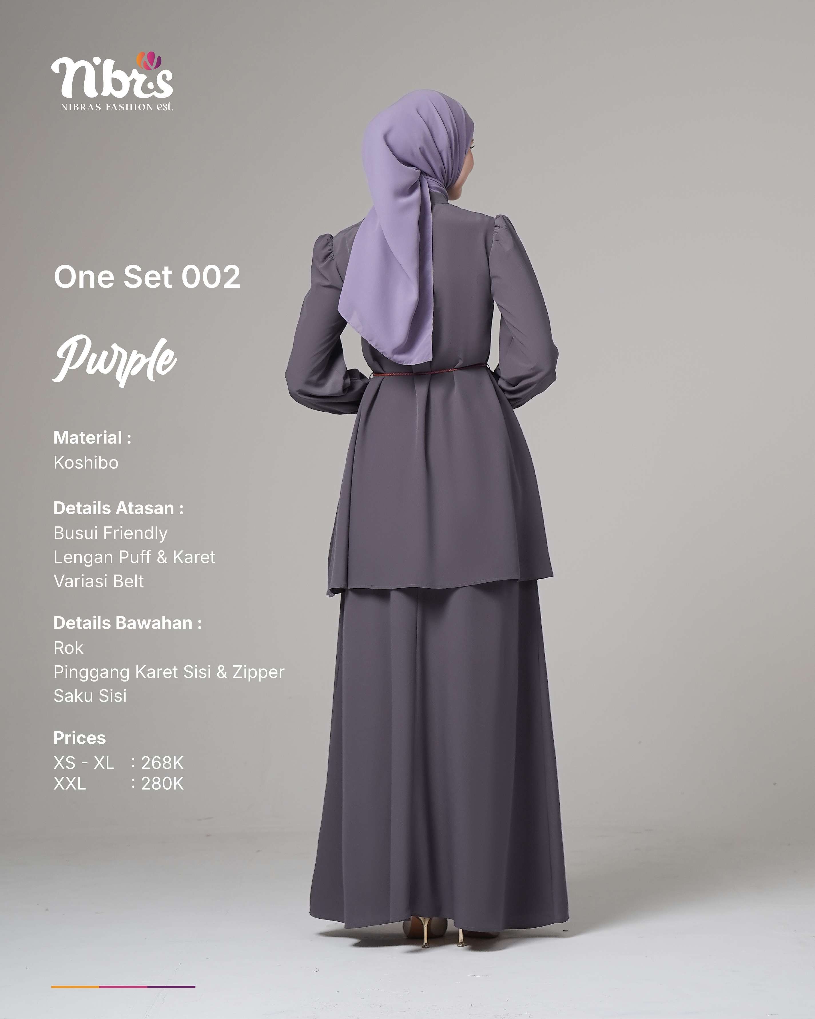 ONE SET 002 - Produk - NIBRAS | Pusat Belanja Online Terbaik