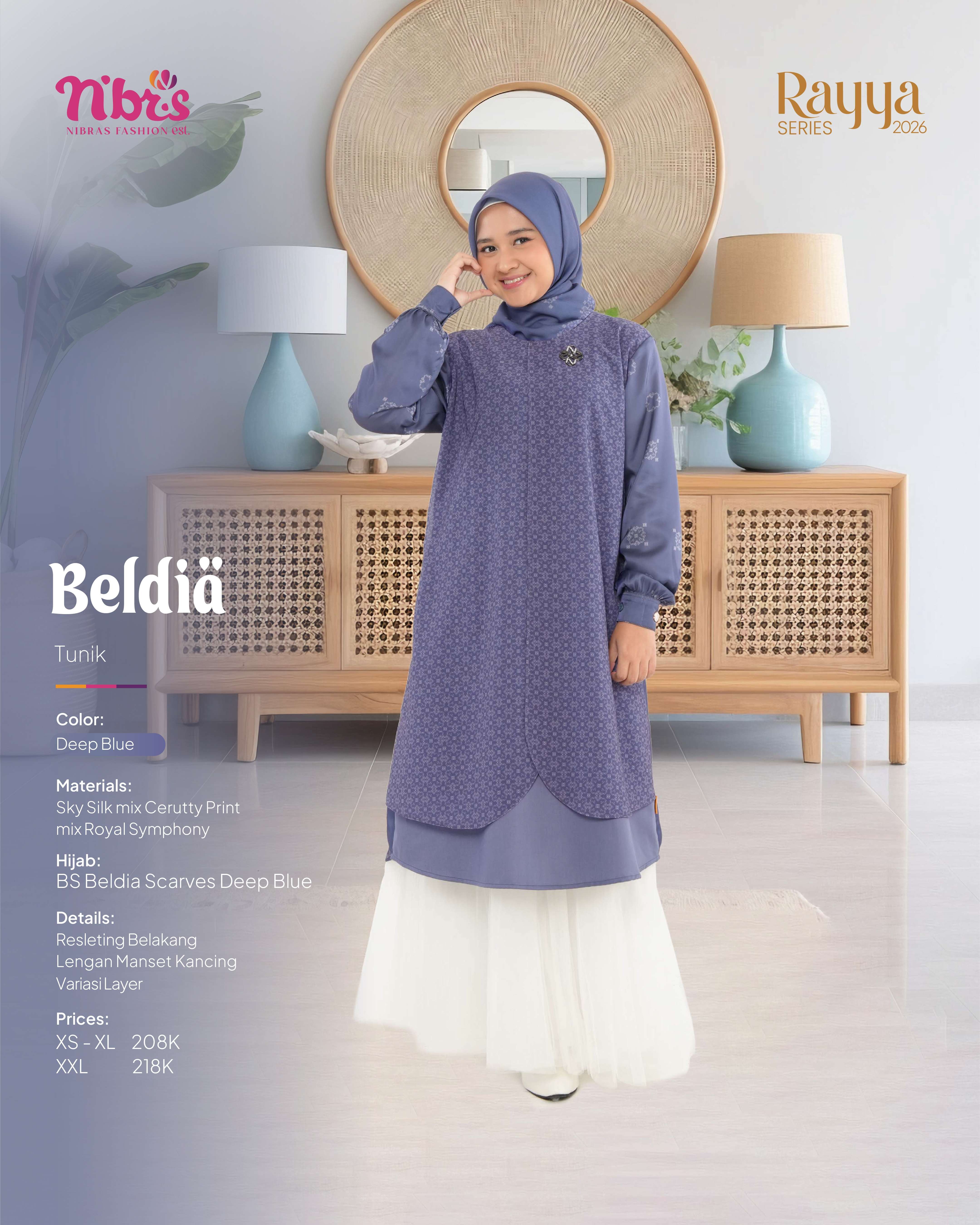 BELDIA TUNIK - Produk - NIBRAS | Pusat Belanja Online Terbaik