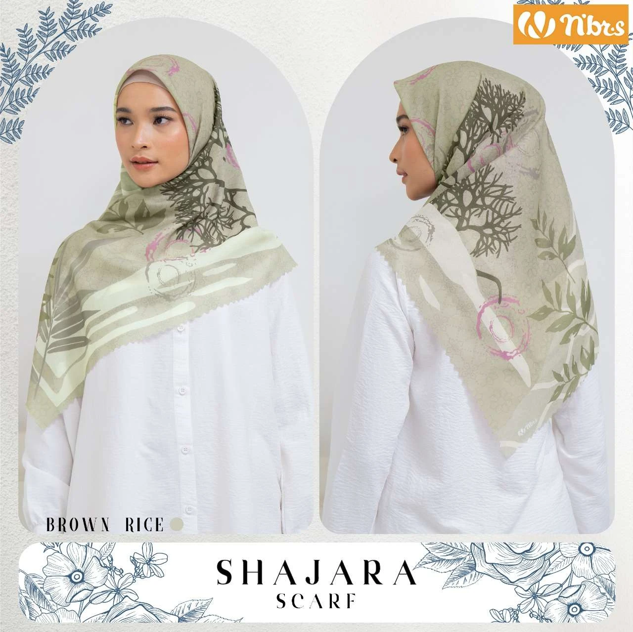 SHAJARA SCARF - Produk - NIBRAS | Pusat Belanja Online Terbaik